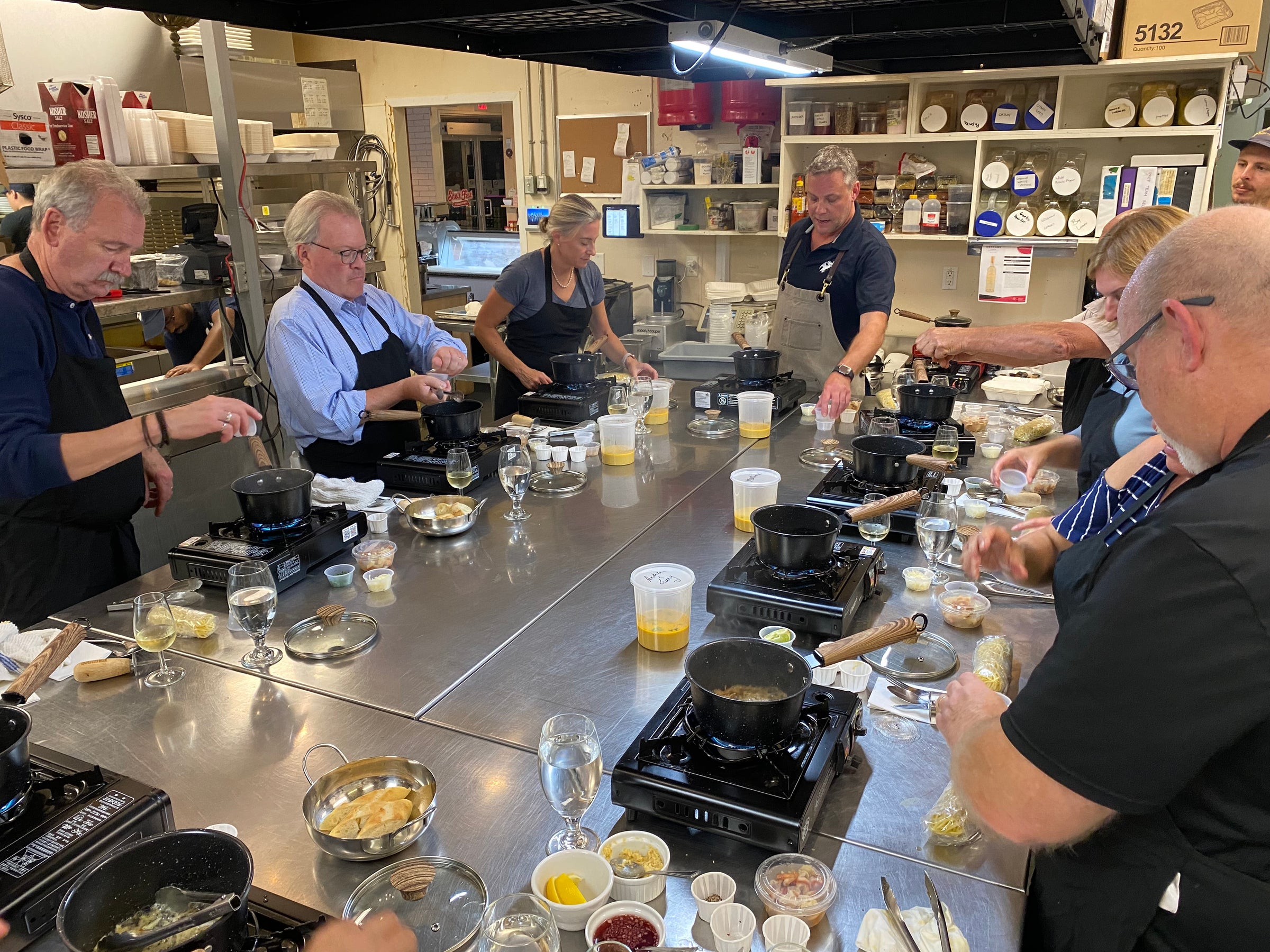 School of Fish | Pelican Seafood Market & Grill